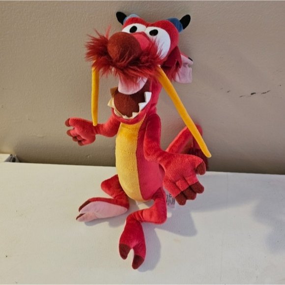 Disney | Toys | Disney Store Mulan Mushu Dragon Plush Toy | Poshmark